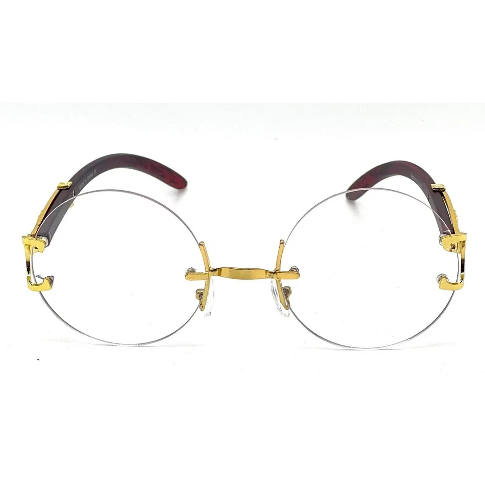 Accessories | Rimless Round Clear Lens Women Sunglasses Style Buffs ...